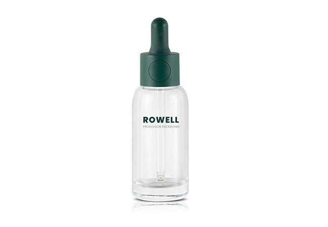 Button Release Glass Dropper Bottle Bulk Sale - Rowell Package