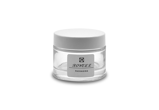 Glass Face Cream Jar- Cosmetic Cream Jar - Rowell Package