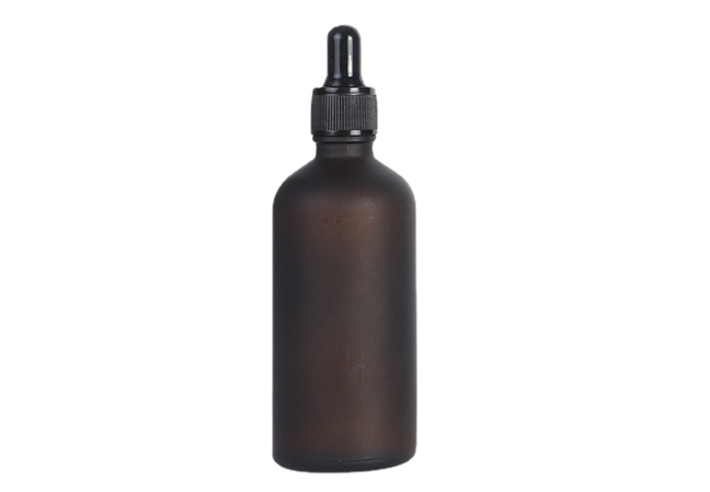 Round Amber Glass Bottle Wholesale Manufacturers - Rowell